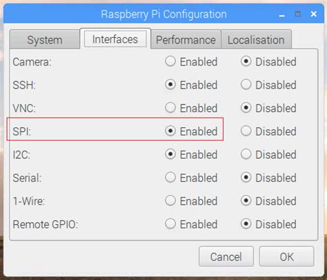 Enable SPI
