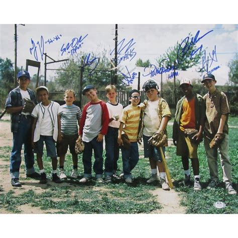 The Sandlot 16x20 Photo Cast Signed By 8 With Patrick Renna Grant
