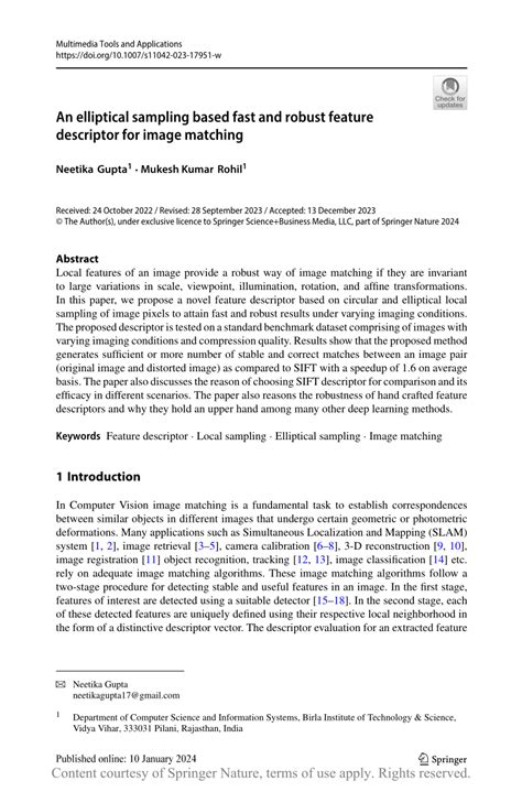 An Elliptical Sampling Based Fast And Robust Feature Descriptor For