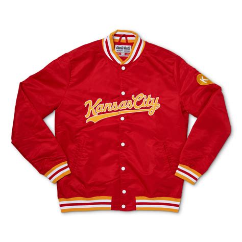 Charlie Hustle Kansas City Varsity Jacket Red Made In Kc