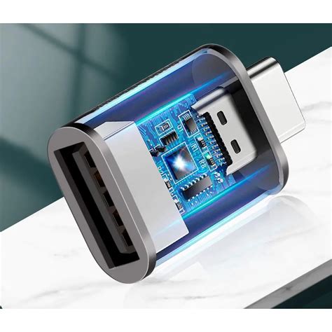 Adaptor Metalic Mtp Otg Usb Type C Tata La Usb 30 10gbps Mama Gray