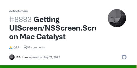 Getting UIScreen NSScreen Screens On Mac Catalyst Dotnet Maui
