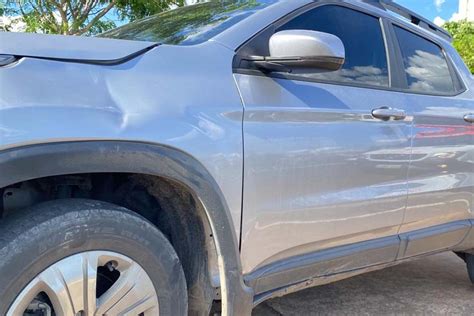 Colisão Entre Carro E Moto Deixa Motociclista Ferido No Anel Viário De