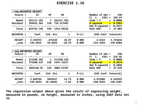 Ppt Christopher Dougherty Ec220 Introduction To Econometrics Chapter 1 Slideshow Exercise