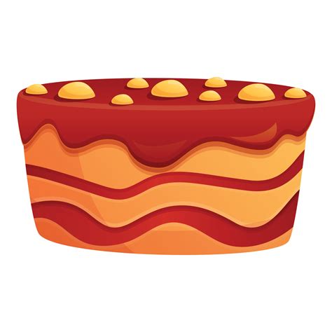 Nuts Chocolate Cake Icon Cartoon Style 14226859 Vector Art At Vecteezy