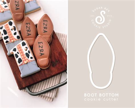 Boot Bottom Cookie Cutter Etsy