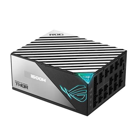 Asus Rog Thor 1600w Titanium 1600 Watt Fully Modular Power Supply 80