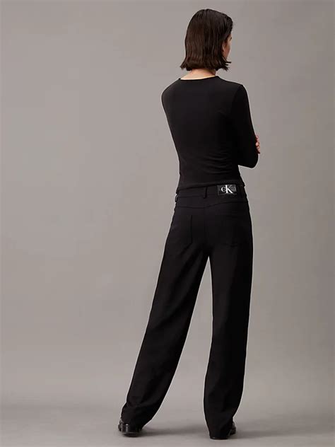 Schmale Hose Aus Milano Jersey Calvin Klein® J20j223592beh