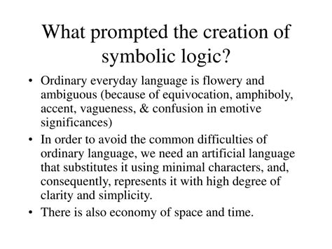 PPT Introduction To Symbolic Logic Propositional Logic Truth