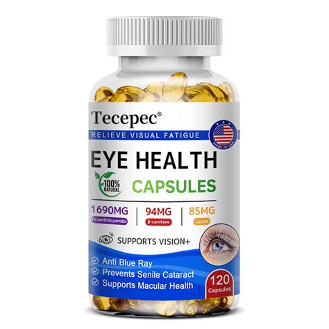 Eye Health Supplements For Adults Support Macular Health Prevents