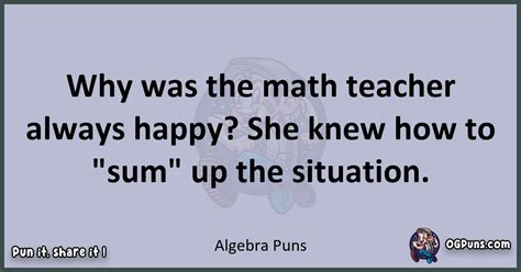 240 Algebramazing Puns Equations That Add Up To Laughter