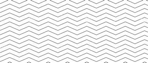Black Horizontal Thin Zigzag Lines On White Background Zig Zag Pattern