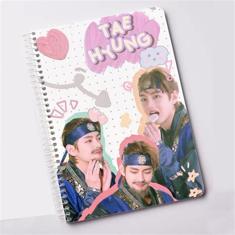 Bts Notebook V Membor K Pop Kim Tae Hyung For Army Fans