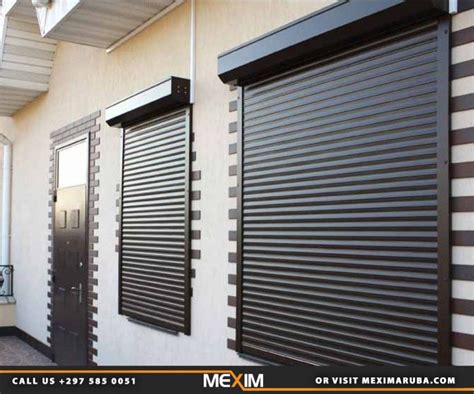 Roller Shutters Protect Windows And Add Style Mexim Caribbean