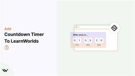 Easily Add Countdown Timer To Learnworlds