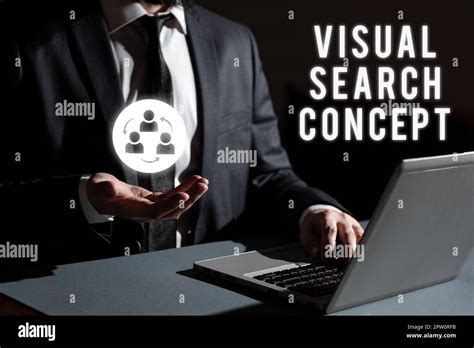 Text Sign Showing Visual Search Concept Word Written On Perceptual