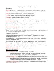 PSYB51 Chapter 3 Docx Chapter 3 Spatial Vision From Spots To