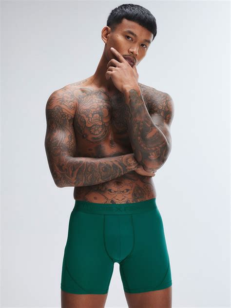 Shadow Fit Boxer Briefs In Green Savage X Fenty