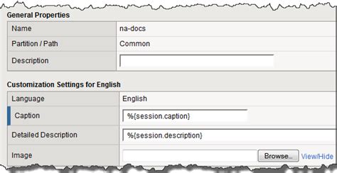 session variables