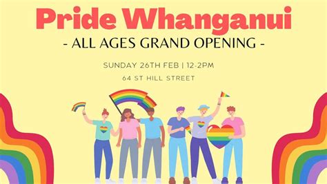 Pride Whanganui Grand Opening All Ages Rainbow Connect Nz