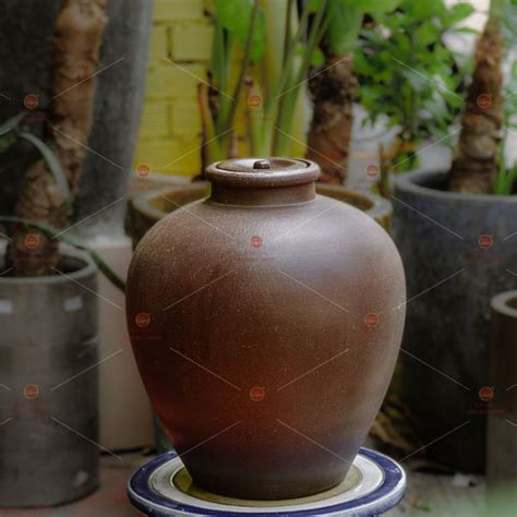 Chum Sành Ngâm Rượu Trơn Xịn Không Tráng Men Không Gian Gốm Bát Tràn