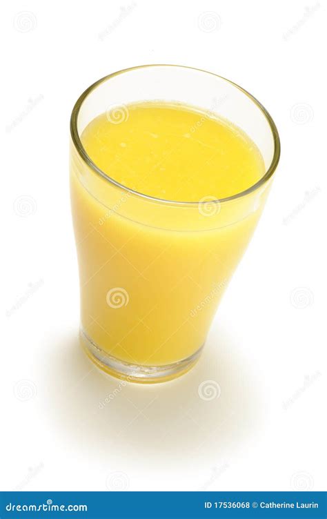 Vidro Do Sumo De Laranja Foto De Stock Imagem De Acima 17536068