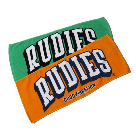 RUDIES OFFICIAL on Twitter BLOCK COLLEGE TOWEL アクティブなシーンや普段使いにもマッチする