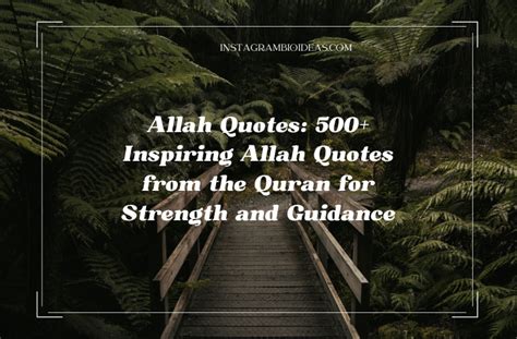 Allah Quotes 500 Inspiring Quotes From The Quran For Strength And