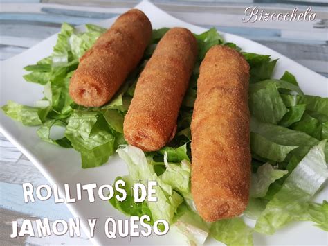 ROLLITOS DE JAMÓN Y QUESO
