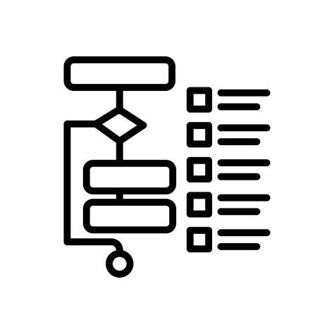 Algorithm Icon In Vector Logotype Vector Art At Vecteezy