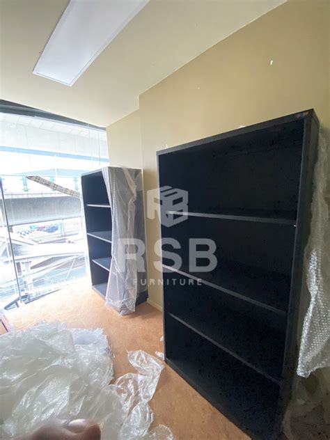 ตู้เอกสารโล่ง 4 ชั้น ขนาด 80 X 40 สูง 160 Cm เมลามีนทั้งใบ รหัส 2081