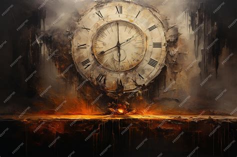Premium Photo An Abstract Representation Of The Passage Of Time On