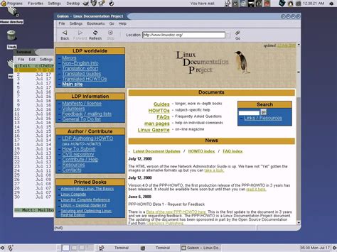 debian gnu linux desktop survival guide galeon