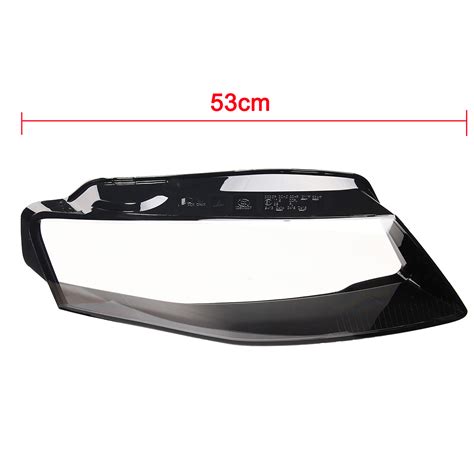 New Car Headlight Headlamp Cover Lens Left Right For Audi A4 B8 2009