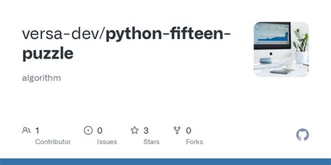 Github Versa Devpython Fifteen Puzzle Algorithm