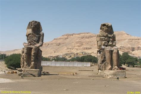 이집트 룩소르 멤논의 거상colossi Of Memnon Culture And Hitstory Traveling