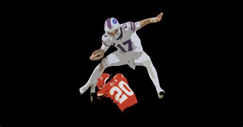 Josh Allen Leap Josh Allen Posters And Art Prints TeePublic