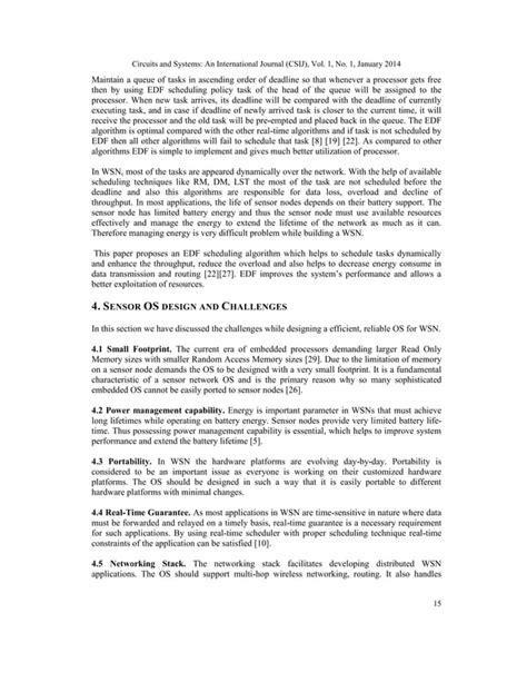 Real Time Scheduling Algorithms For Wireless Sensor Network Pdf