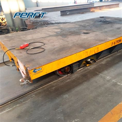 China Customized Motorized Rail Transfer Cart For Steel Transport