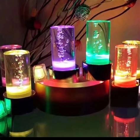 Color Acrylic Rod Solid Round Rod Hollow Light Guide Rod Crystal Column