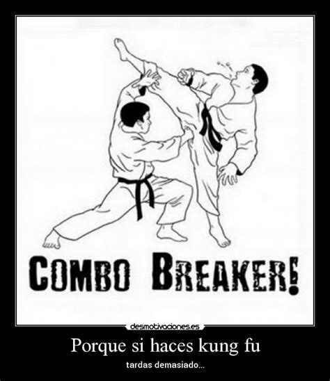 Porque Si Haces Kung Fu Desmotivaciones