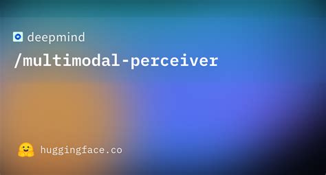 deepmind multimodal perceiver at main