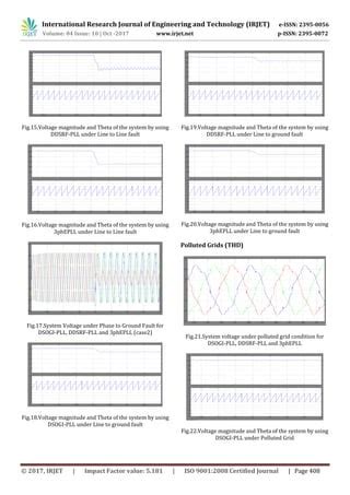 Synchronization Of Grid Voltage For Solar And Wind Distributive Systems Under Grid Faults By