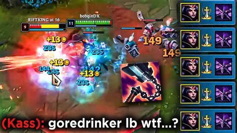 5 Million Mastery Kassadin One Trick Reacts To Goredrinker Leblanc