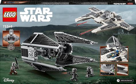 LEGO 75348 Star Wars Mandalorian Fang Fighter vs. TIE Interceptor ...