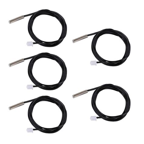 10k Temperature Sensor Probe Drok 5pcs 1 Meter India Ubuy