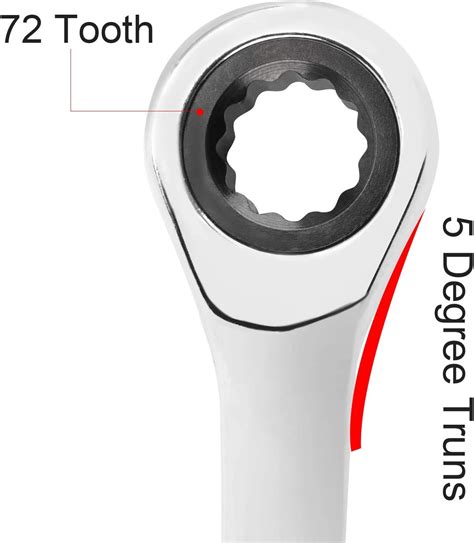 Mlwws 4 Piece 7 Mm Ratchet Wrench Reversible Ratchet Wrench Set