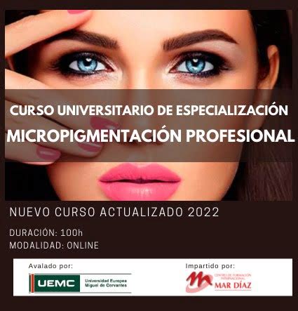 Curso Universitario de Especialización en Micropigmentación