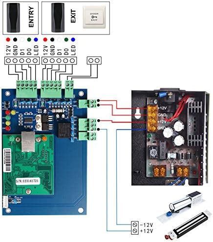 UHPPOTE Professional Wiegand 26 Bit TCP IP Network Access Control Board