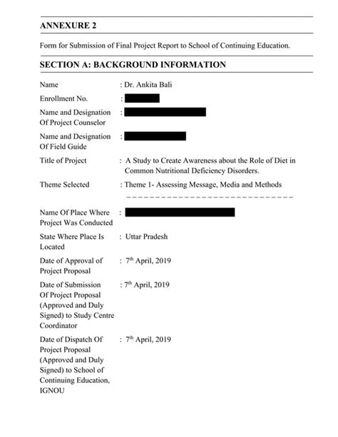 Dnhe Ignou Solved Project Report By Dr Ankita Bali Pdf